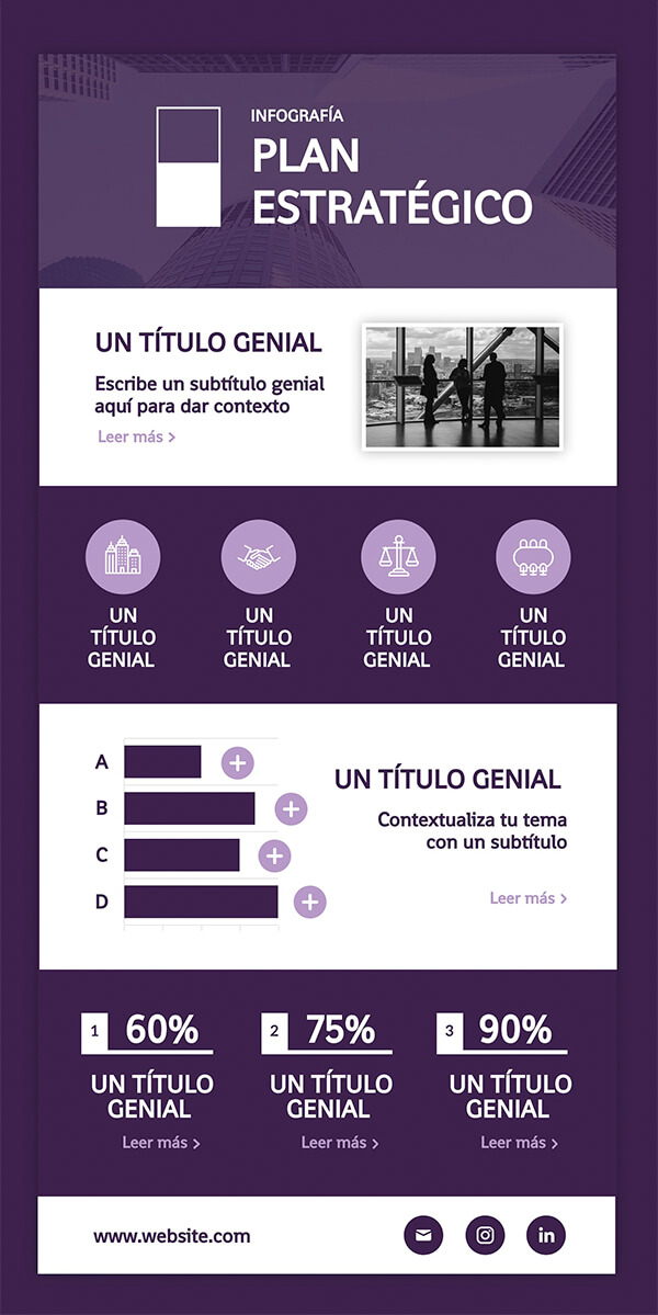 Plantillas de infografías | Genially
